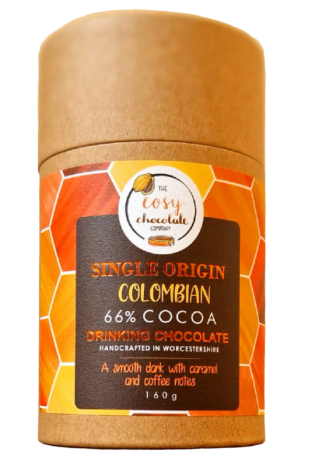 Single Origin Colombian Drinking Chocolate - cosychocolate.co.uk